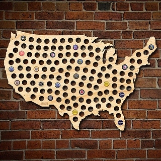 Giant XL USA Beer Cap Map - Bed Bath & Beyond - 11590128
