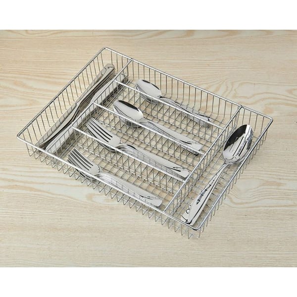 Ornative RHODA 18/0 Stainless Steel Mirror 42 Pieces Flatware Set with ...