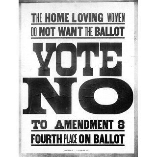 Anti-Suffrage Campaign The Home Loving Women Do Not Want The Ballot ...