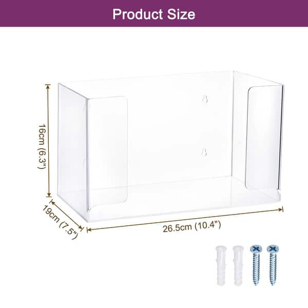 Trash Bag Dispenser Roll Holder Wall Mount for Garbage Bag Square ...