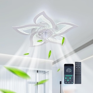 Modern Dimmable LED Ceiling Fan Lights Ceiling Lamp - Bed Bath & Beyond ...