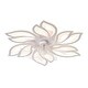 Flower Dimmable LED Ceiling Fan Transparent Blades Ceiling Fan, 6 Gear ...