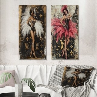 Sweet And SeductIVe Burlesque Brunette I - Fashion Girl Power Wall Art ...