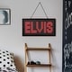 Licensed Elvis Framed Flashing LED Marquee Wall Sign (19"x10") - Red ...