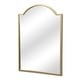 Nuvelle Arch Top Studded Gold Metal Framed Wall Mirror - Bed Bath ...