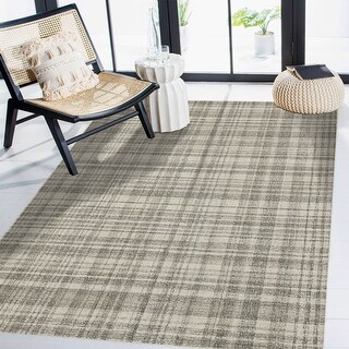 Lauren Ralph Lauren Handmade Jahi Plaid Wool Rug - Bed Bath & Beyond ...