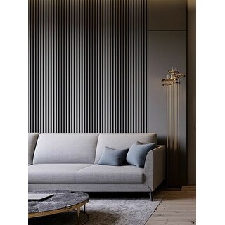 106 in. x 6 in. x 0.8 in. Solid Wood Wall Cladding Siding Board - Set ...