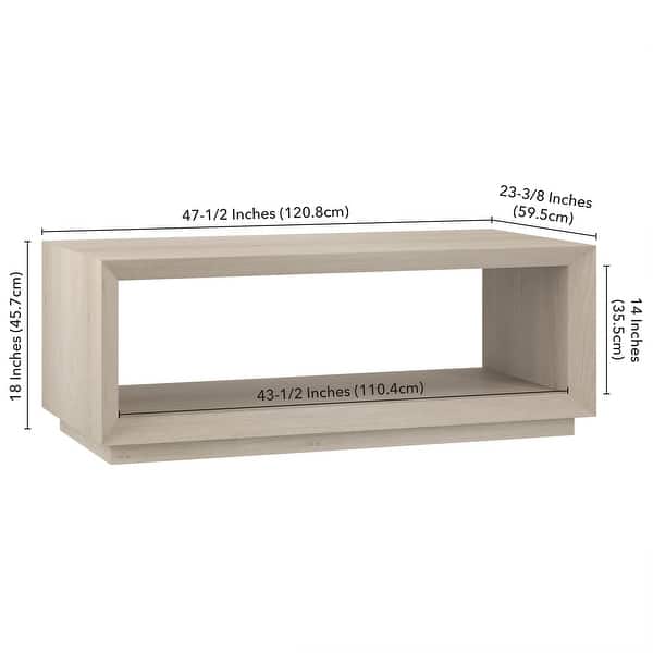 Tannen 48" Wide Rectangular Coffee Table - Bed Bath & Beyond - 38316557