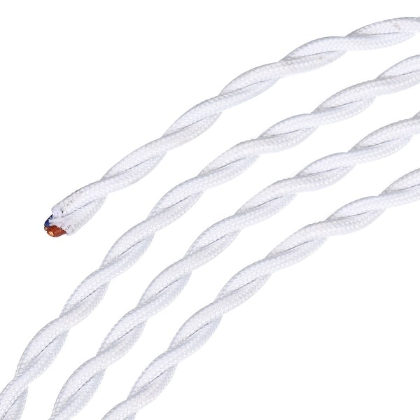 Twisted Cloth Covered Wire 2 Core 18AWG 5m/16.4ft,Electrical Cable ...
