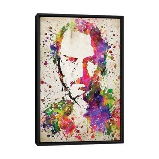 iCanvas "Steve Jobs" by Aged Pixel Framed Canvas Print - Bed Bath ...