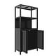 Bamboo Storage Cabinet with 2 Doors for Living room, Kitchen - Bed Bath ...
