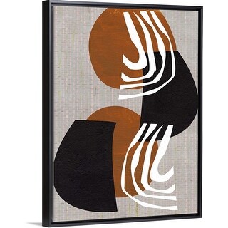 "Archetype Structures I" Black Float Frame Canvas Art - Bed Bath ...