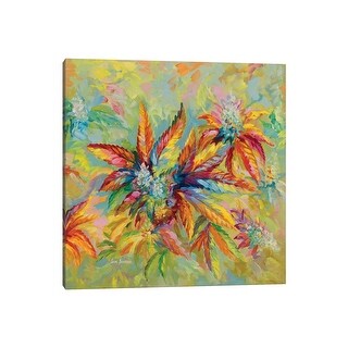 iCanvas "Marijuana Buds & Leaves" by Leon Devenice Canvas Print - Bed ...