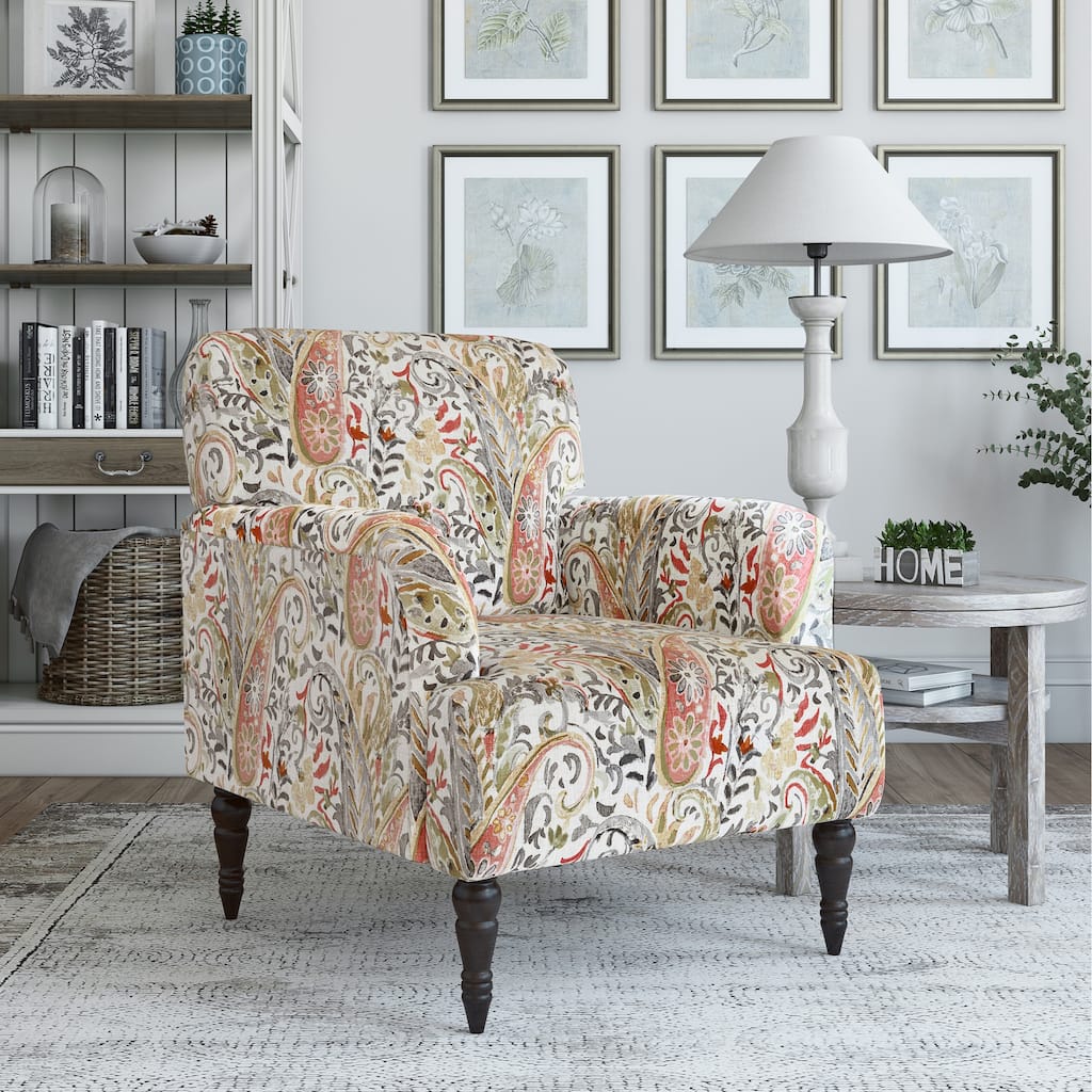 Copper Grove Desden Paisley Pattern Transitional Arm Chair - Overstock ...