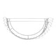 Decorative Metal Curtain or Canopy Crown - 29.0"L x 13.8"W x 7.9"H ...