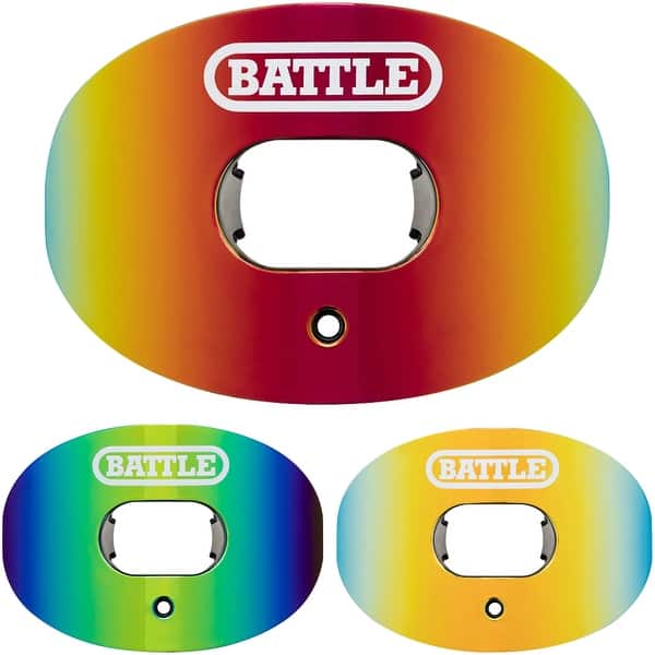 Battle Sports Prism Oxygen Lip Protector Mouthguard - One Size Fits ...