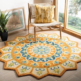 SAFAVIEH Handmade Novelty Fatma Mandala Wool Rug - Bed Bath & Beyond ...