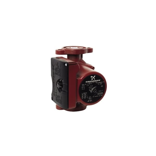 Grundfos UPS 15-58 FC Cast Iron Recirculation Pump with 35.6 Degree Low ...