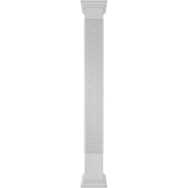 Craftsman Classic Square Non-Tapered Art Deco Fretwork Column - Bed ...