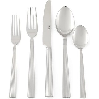 20 pc Stainless Steel Flatware Set - Stone Finish - Bed Bath & Beyond ...