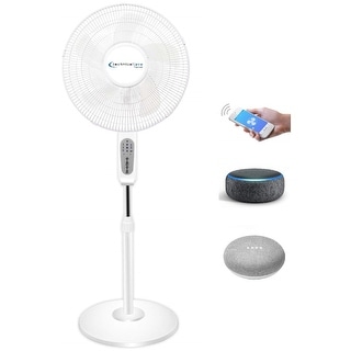 Technical Pro WIFI Enabled 16 Inch Standing Fan With Oscillating ...