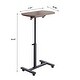 Height Adjustable Sofa Side C Shape Table,Laptop Holder End Stand Desk ...