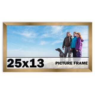 25x13 Frame Gold Bronze Picture Frame - Modern Photo Frame Includes UV ...
