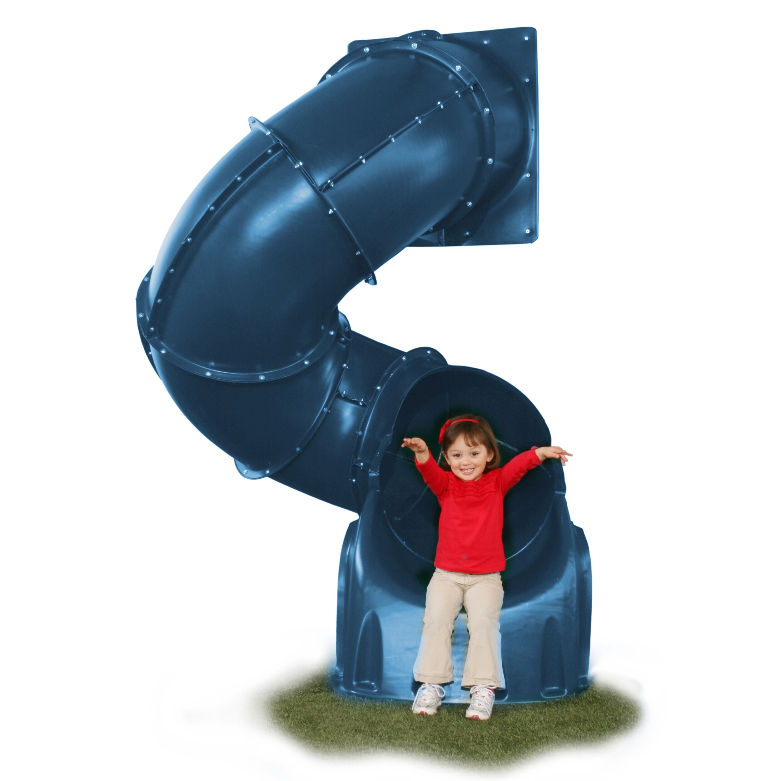 Swing-N-Slide 7' Turbo Tube Slide - Blue, Mounts to 7' Platform - 118. ...