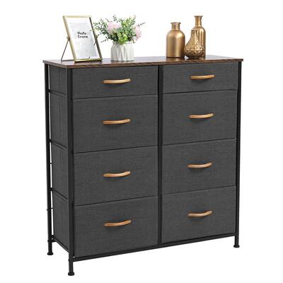 8 Drawers Storage Tower -Organizer Unit for Bedroom, Hallway, Entryway ...