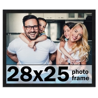 28x25 Frame Black Picture Frame - Complete Modern Photo Frame Includes ...