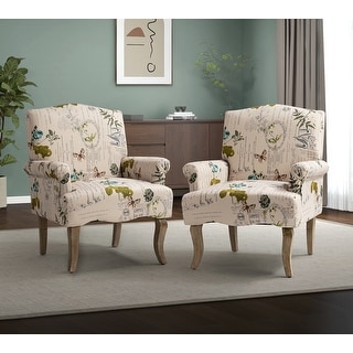 Damiano Living Room Armchair with Recessed Arms Set Of 2 by HULALA HOME ...
