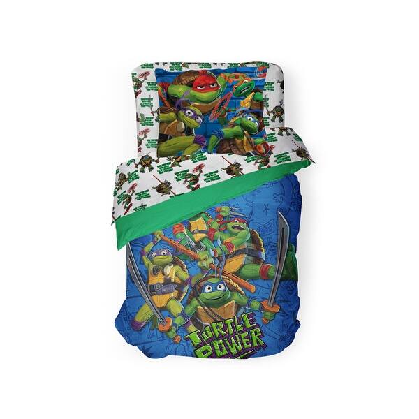 Nickelodeon TMNT Mutant Mayhem Bed Set with Sham - On Sale - Bed Bath ...