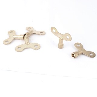 Home Bathroom Metal Basin Knob Key Switch Gold Tone 5pcs for Water Tap ...