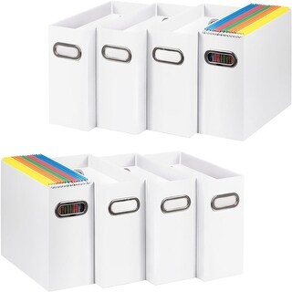 File Organizer White 8 Packs - Bed Bath & Beyond - 39427068