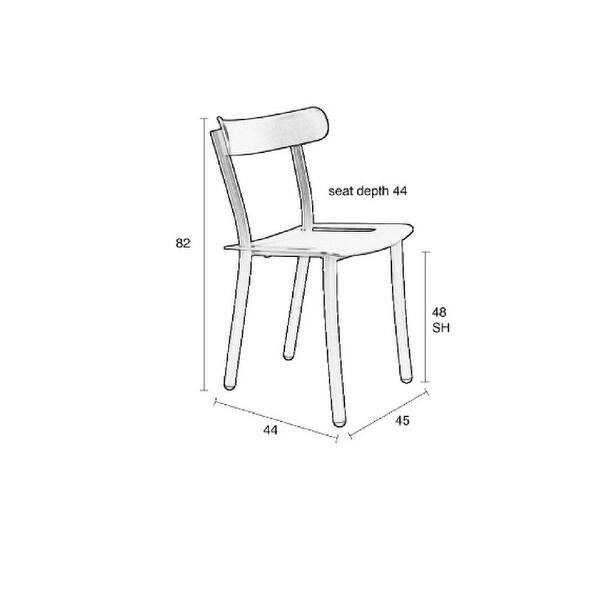 Zuiver Friday Dining Chairs (2) - Bed Bath & Beyond - 34540013