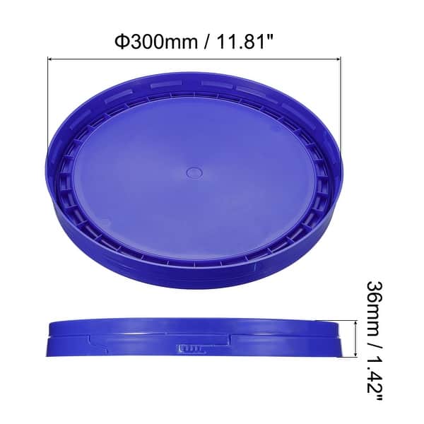Plastic Paint Pail Lid for Bucket w Tear Strip Reusable Seal Lids 2Pcs ...
