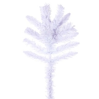 Vickerman 18" Flocked White Spray with 12 PVC Tips, 6 per Pack - Bed ...