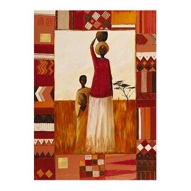 ''Kasama Water Carrier'' by Emilie Gerard African American Art Print ...