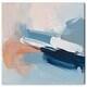 Azure Tide Office Wall Decor Wrapped Canvas Print by Art Remedy - Bed ...
