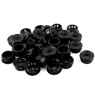 37pcs 19mm Mounting Dia Plastic Cable Snap Locking Bushing Grommet ...