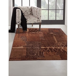 Rust/Brown/Golds Area Rug 8x10 - 8' x 10' - Bed Bath & Beyond - 40385918