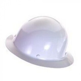 MSA 475408 Skullgard Ratch Hard Safety Hat, White, Type 1, 6-1/2-8 ...