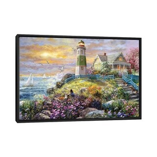 iCanvas "Watching The Sunset" by Nicky Boehme Framed Canvas Print - Bed ...