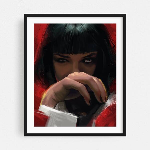 Mia Wallace Hand Digital Pulp Fiction TV Movies Art Print/Poster - Bed ...