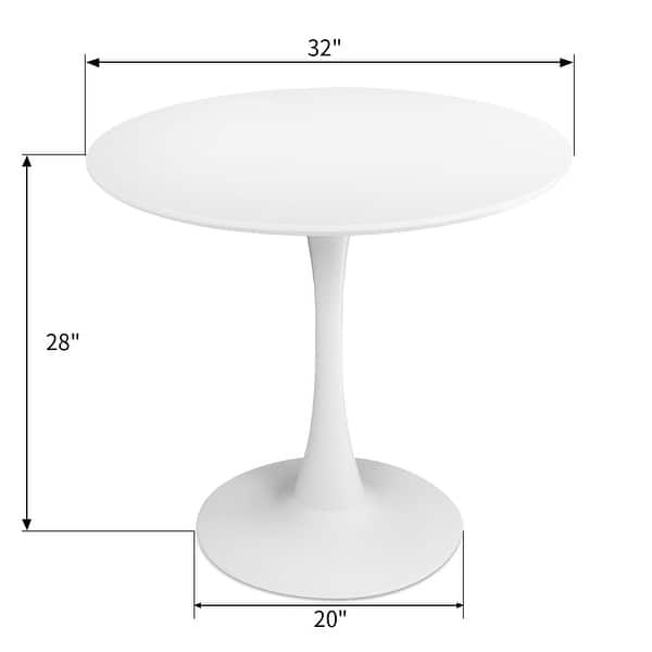 Round 32" Pedestal Dining Table - 32"x32"x28" - Bed Bath & Beyond ...
