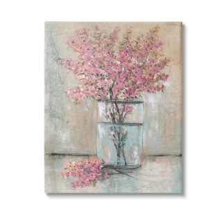 Stupell Cherry Blossom Twigs Canvas Wall Art Design By Tim OToole - Bed ...