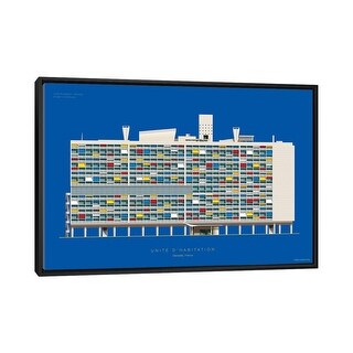 iCanvas "Le Corbusier Unite D'Habitation Marseille, France" by Fred ...