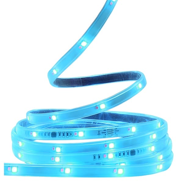 8 Foot Indoor and Outdoor Smart LED Flex Light Strip Kit - Bed Bath ...