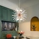 Rennnsan 12-Light Modern Glam Sputnik Chandelier for Dining Room ...