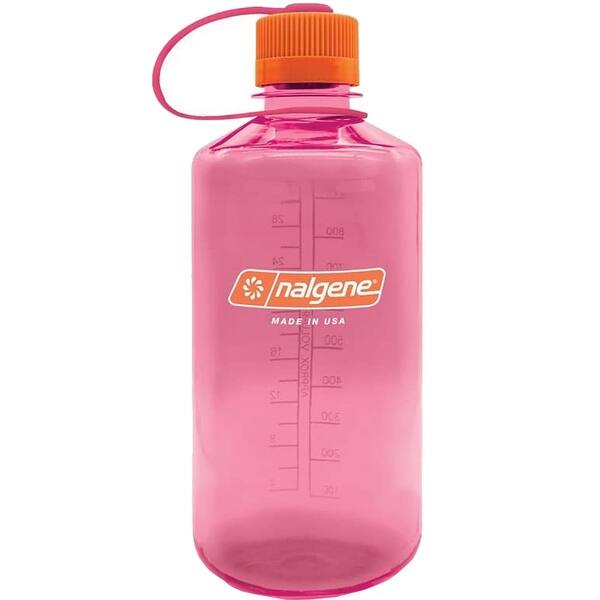 Nalgene Sustain 32 oz. Narrow Mouth Water Bottle - Flamingo Pink - 32 ...